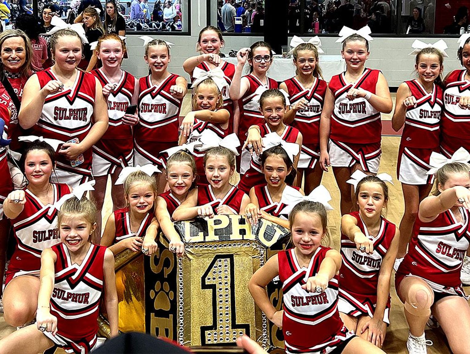Cheer Squad Pulls Off Three-Peat In Competition At Tuttle
