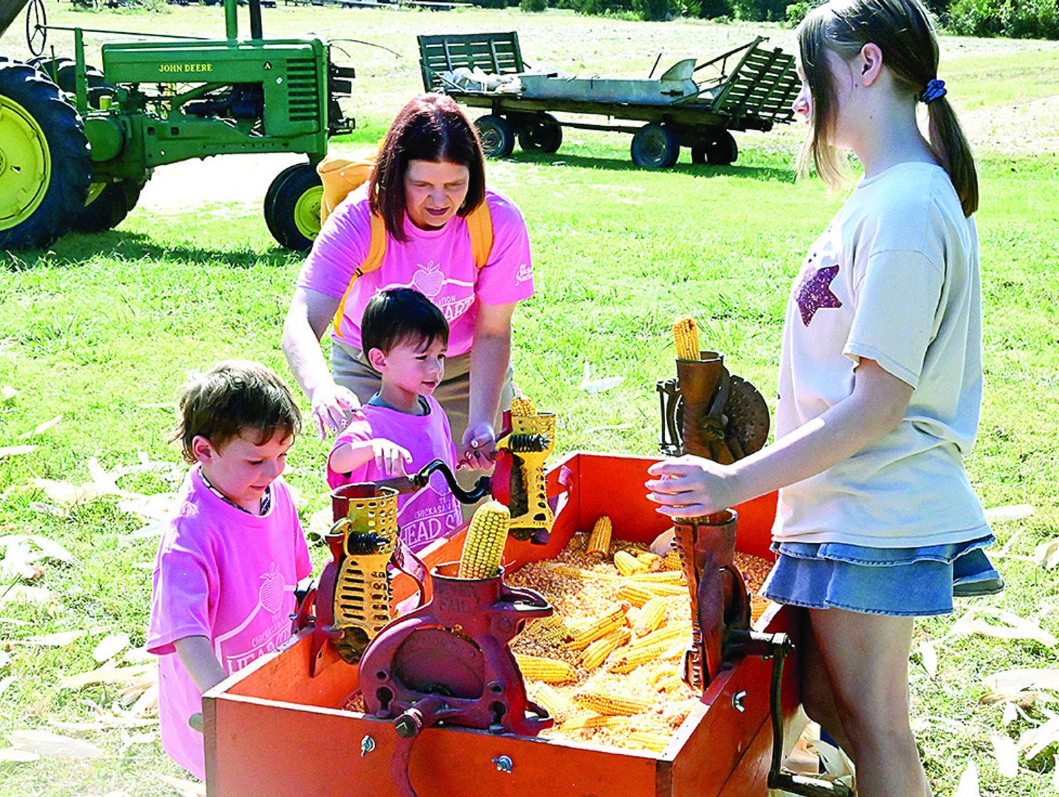 Kids Learn About Frontier Life At Local Event